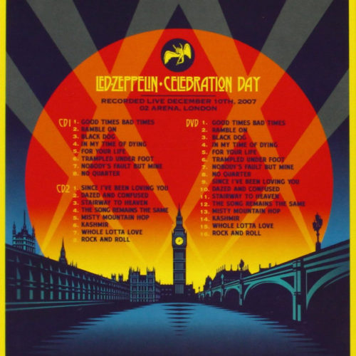 Led Zeppelin – Celebration Day CD+DVD - Obi Vinilos