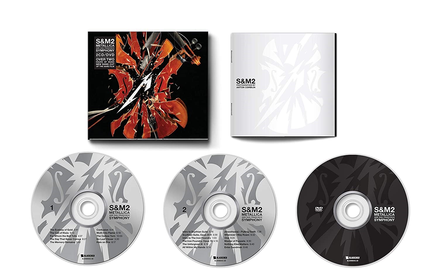 Metallica – S & M 2 CD+DVD - Obi Vinilos